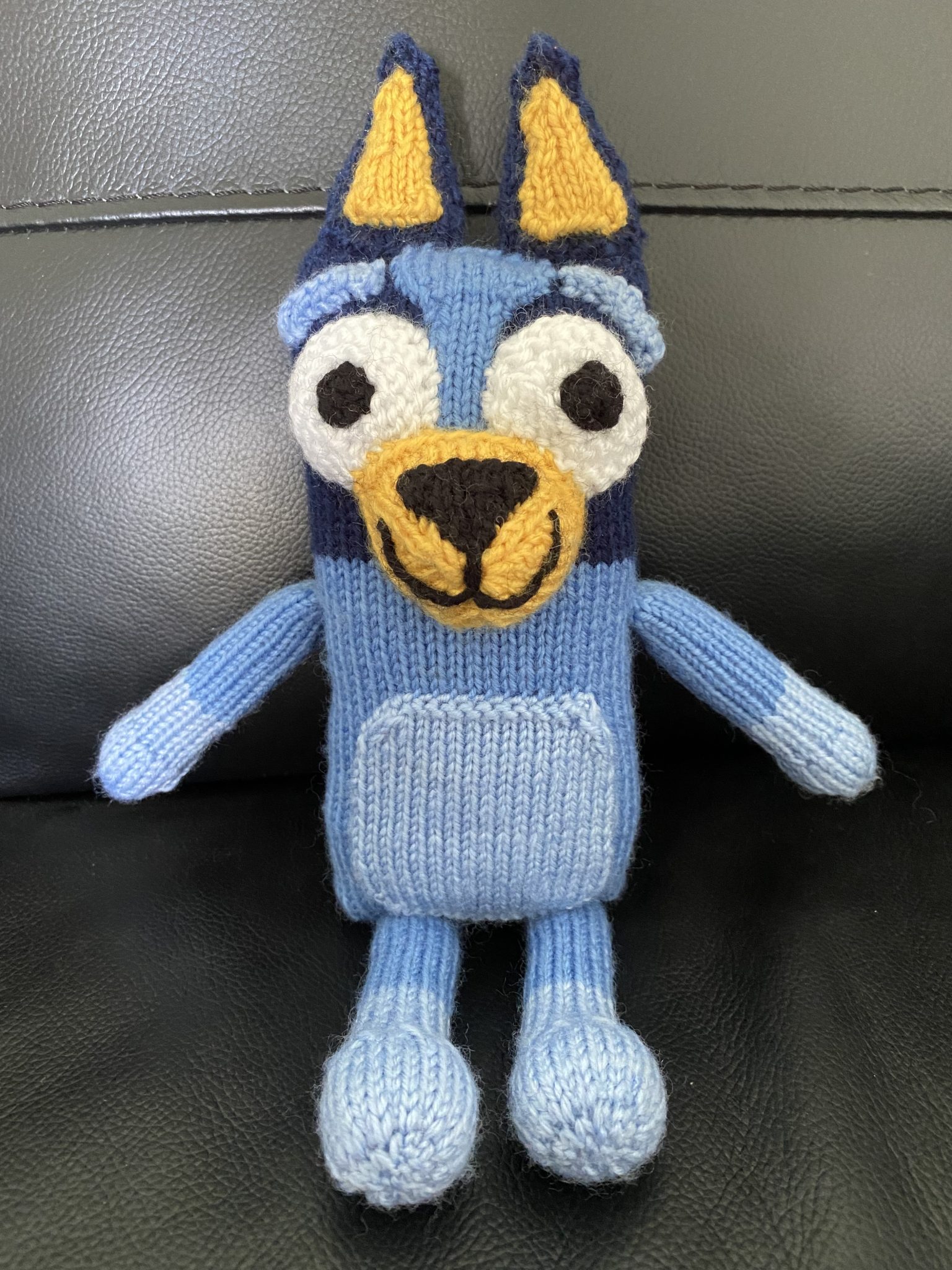 Bluey and Bingo soft toys | Vintage Knitters