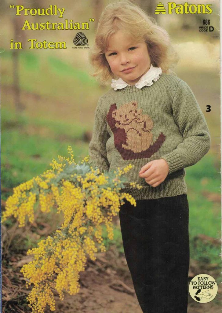Patons 686 – Proudly Australian in Totem | Vintage Knitters